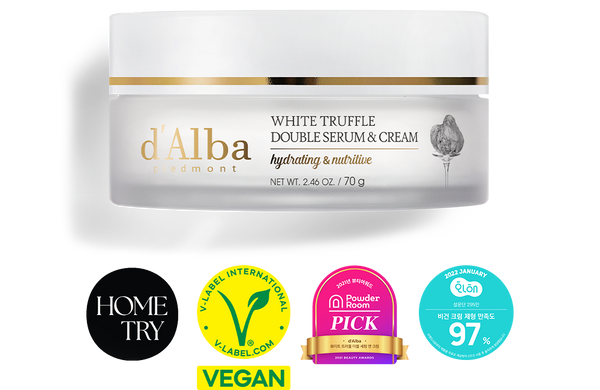 d'Alba White Truffle double serum & cream 70g 달바 화이트 트러플 더블 세럼 앤 크림 70 – SUNSHINEMALL KOREA BEAUTY