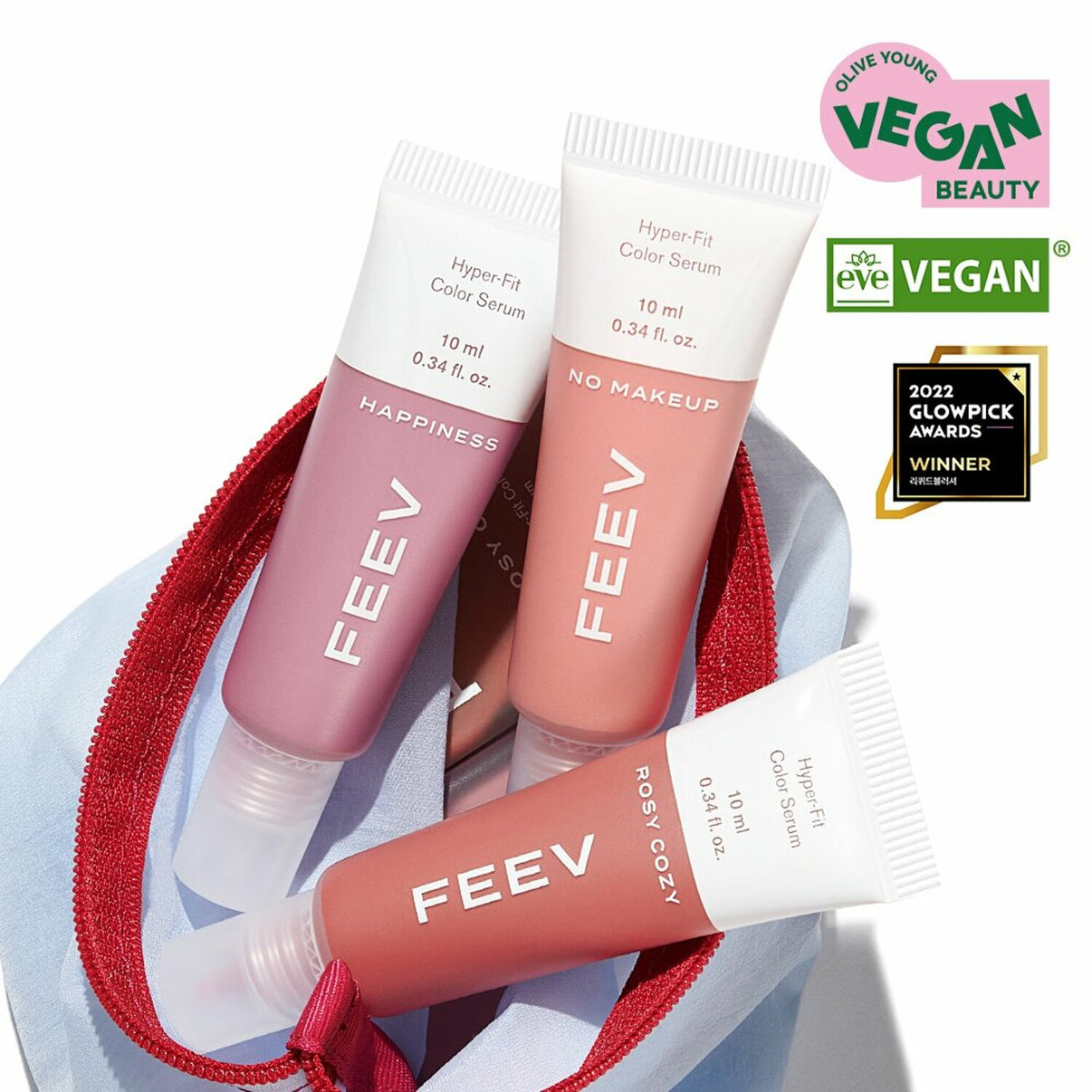 FEEV Hyper-Fit Color Serum Mini 10mL 피브 하이퍼-핏 컬러 세럼 미니 10mL ...